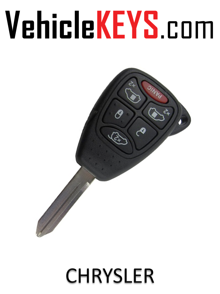 CHRYSLER KEY SHELL 6 Button – VehicleKEYS.com
