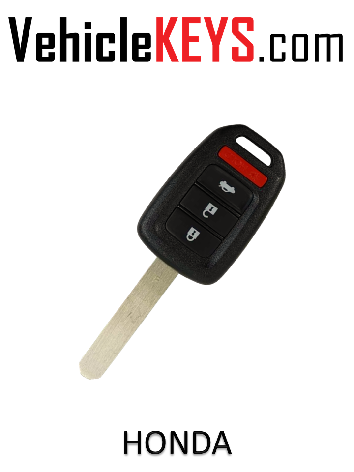 HONDA KEY SHELL 4 Button – VehicleKEYS.com